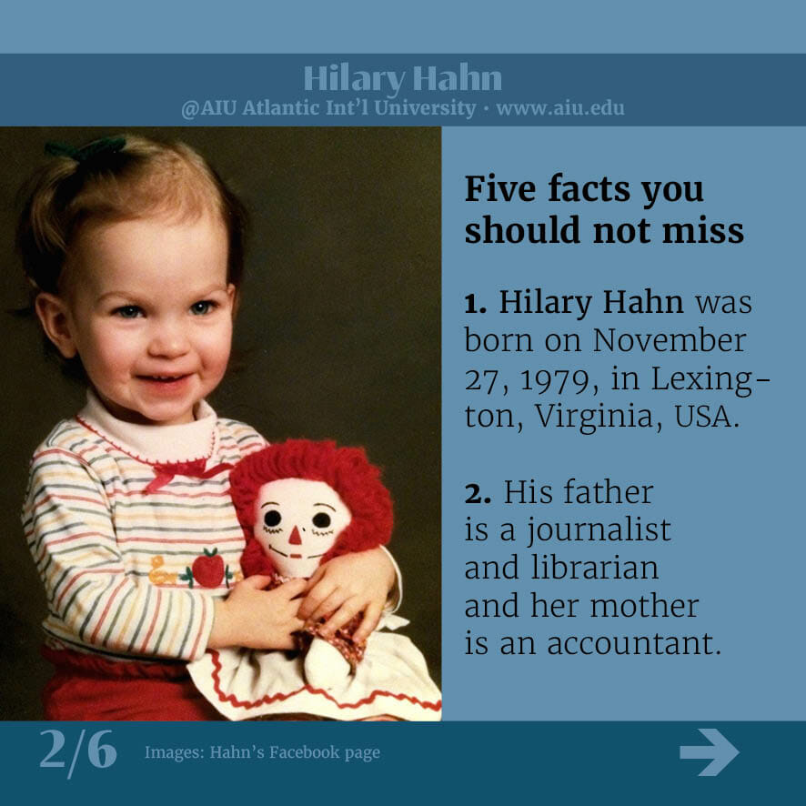 Hilary Hahn - aiu slides - Atlantic International University