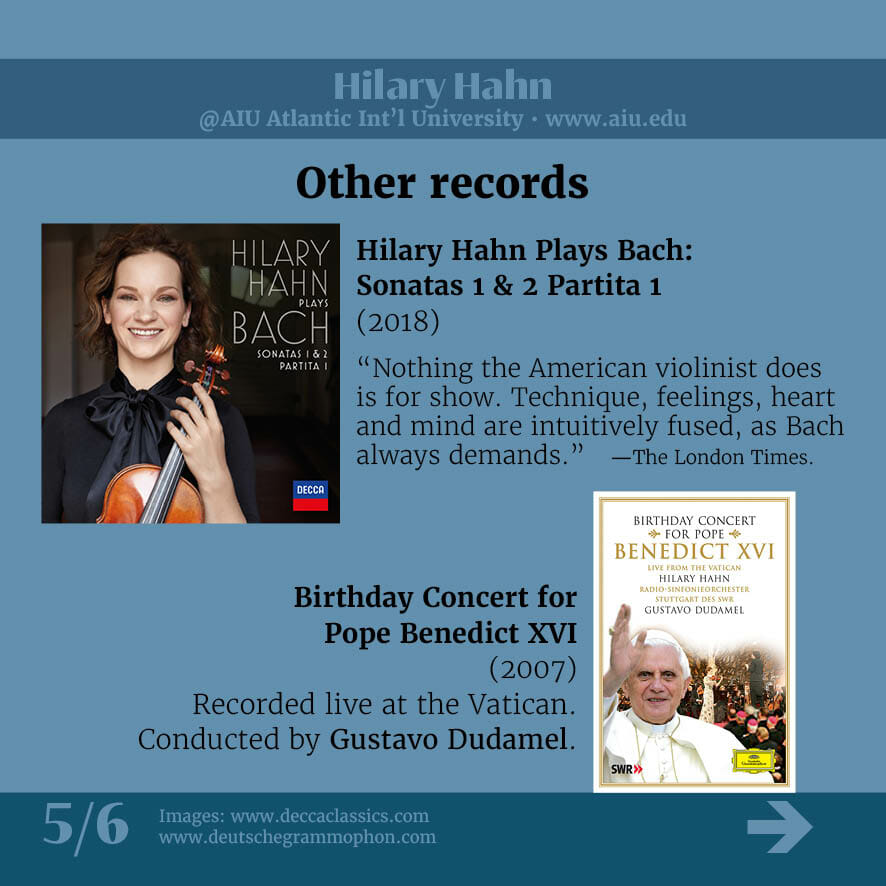 Hilary Hahn - aiu slides - Atlantic International University