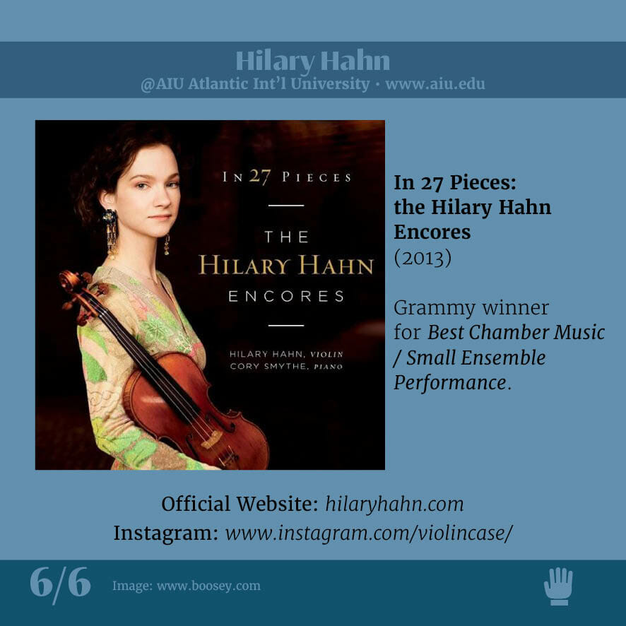 Hilary Hahn - aiu slides - Atlantic International University