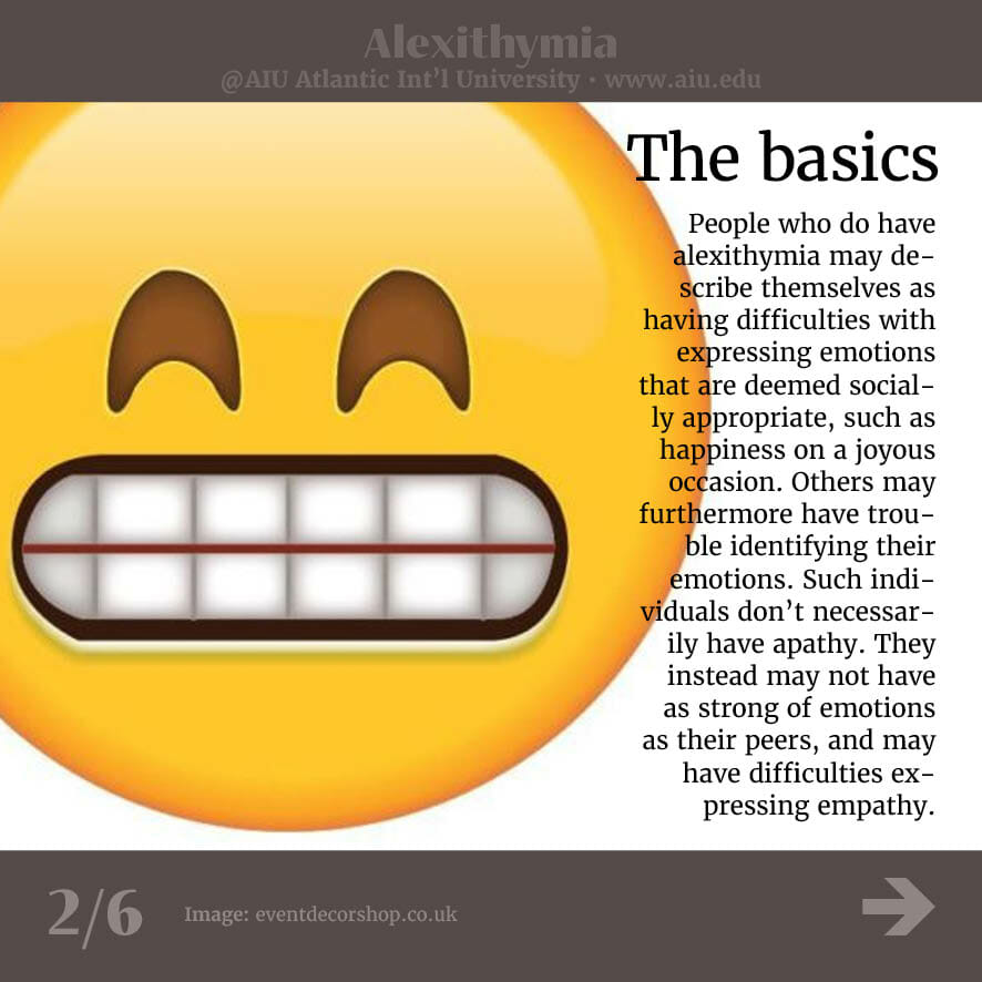 Alexithymia: Recognizing Feelings - aiu slides - Atlantic International ...