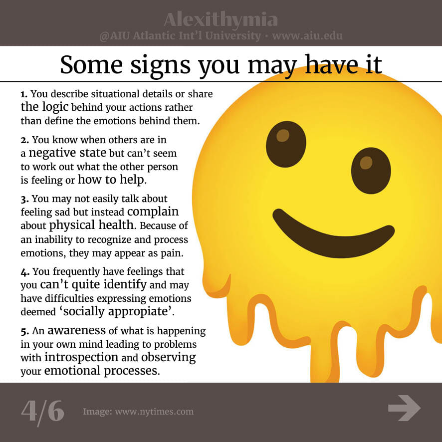 Alexithymia: Recognizing Feelings - aiu slides - Atlantic International ...
