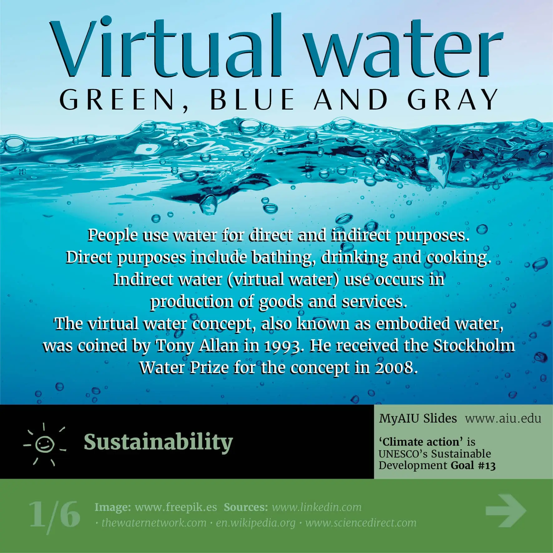 The Hidden World of Water: Exploring Green and Grey Virtual Water - aiu ...