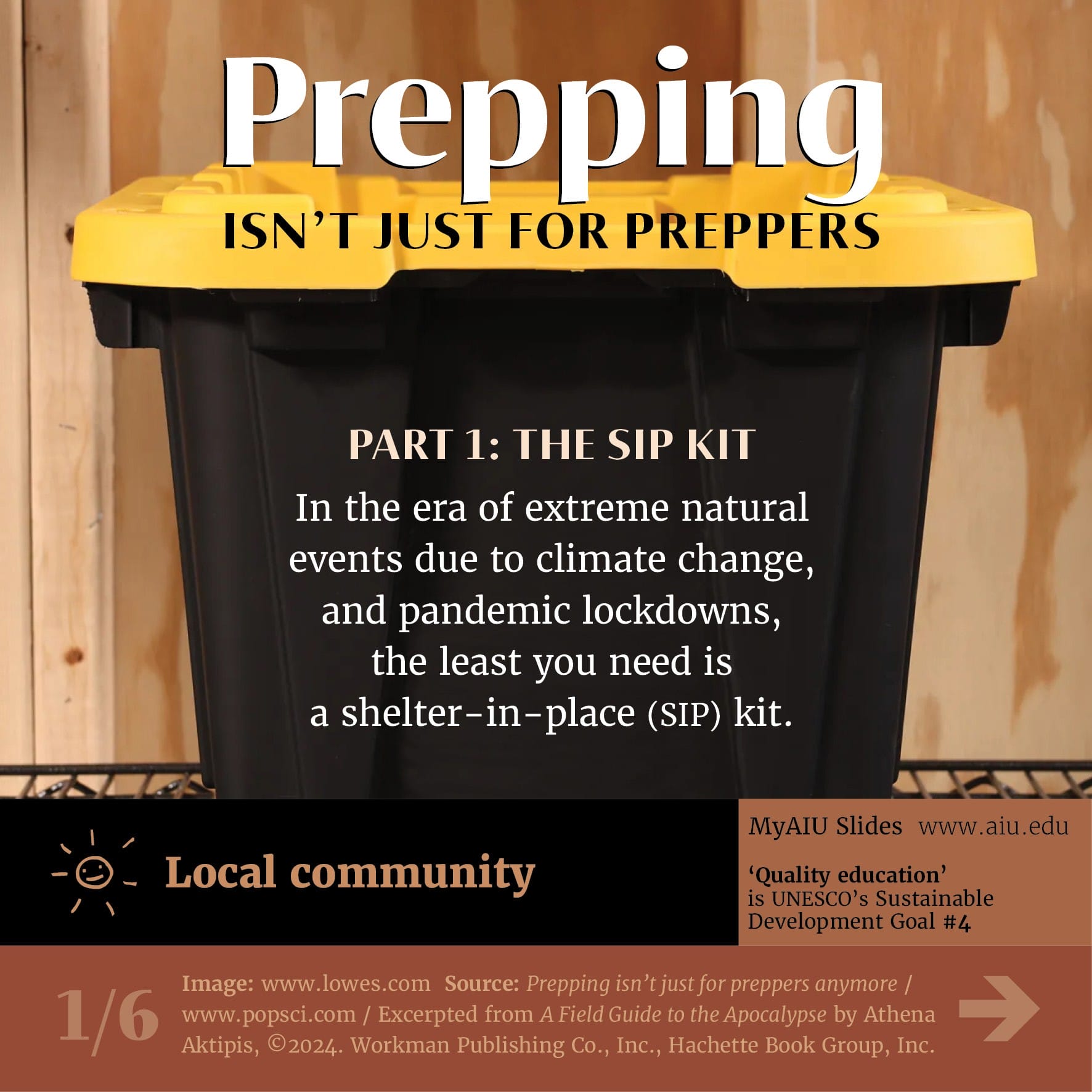 Be Prepared: Essential Tips for Natural Disaster Readiness - aiu slides ...