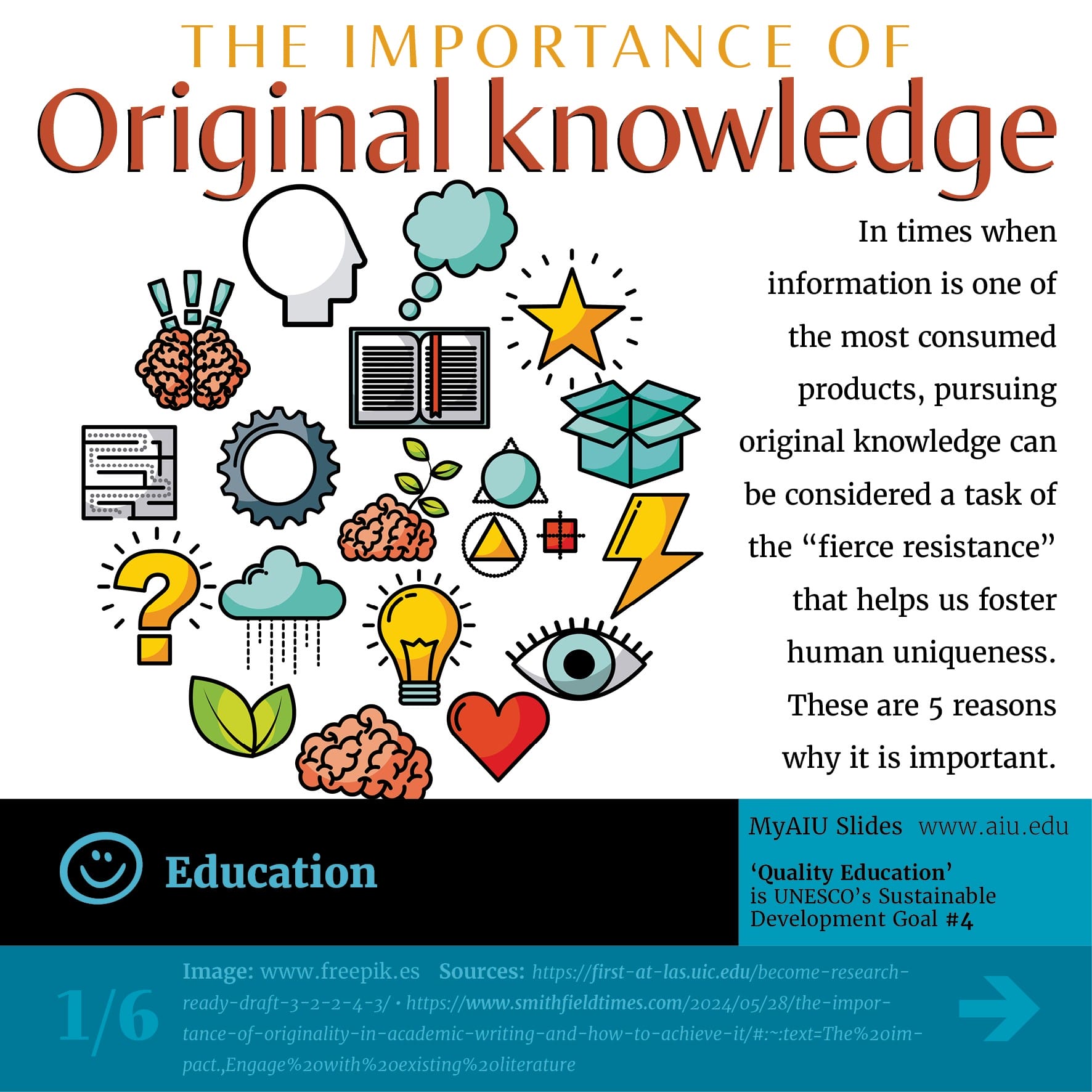 The importance of original knowledge - aiu slides - Atlantic ...