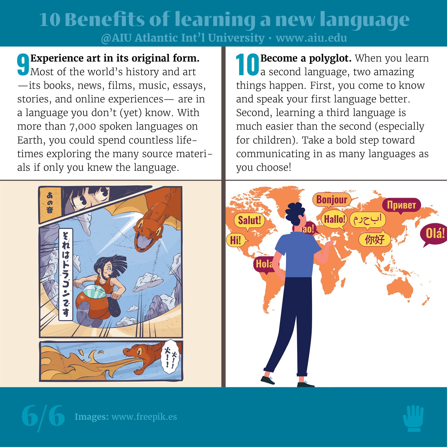 10 Powerful Benefits of Learning a New Language - aiu slides - Atlantic ...